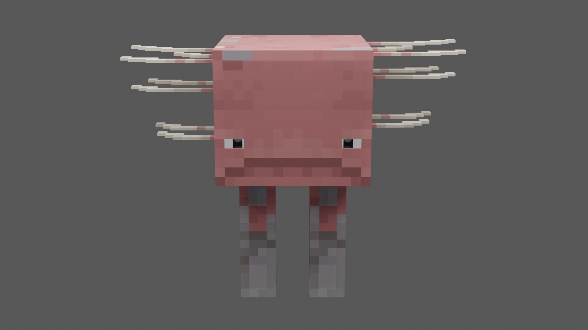 3D model Minecraft Strider VR / AR / low-poly | CGTrader