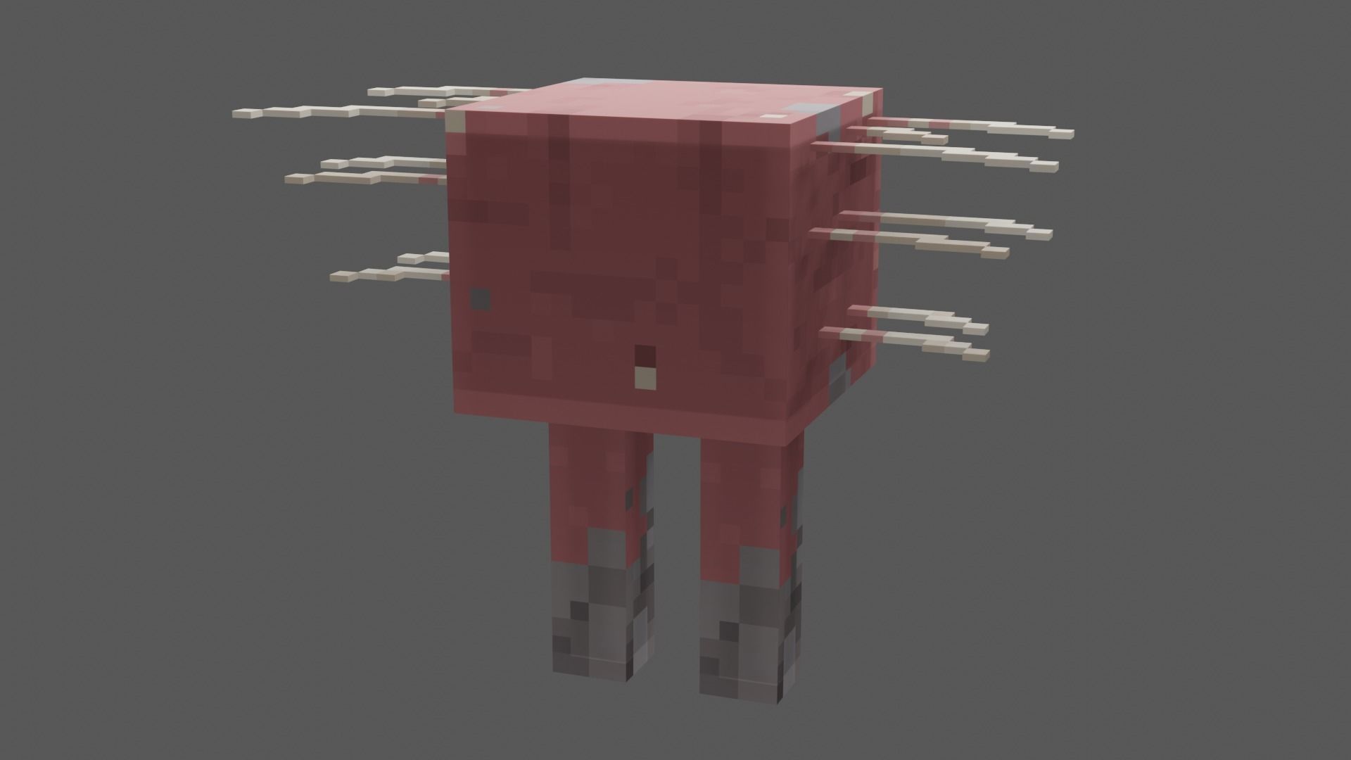 3D model Minecraft Strider VR / AR / low-poly | CGTrader