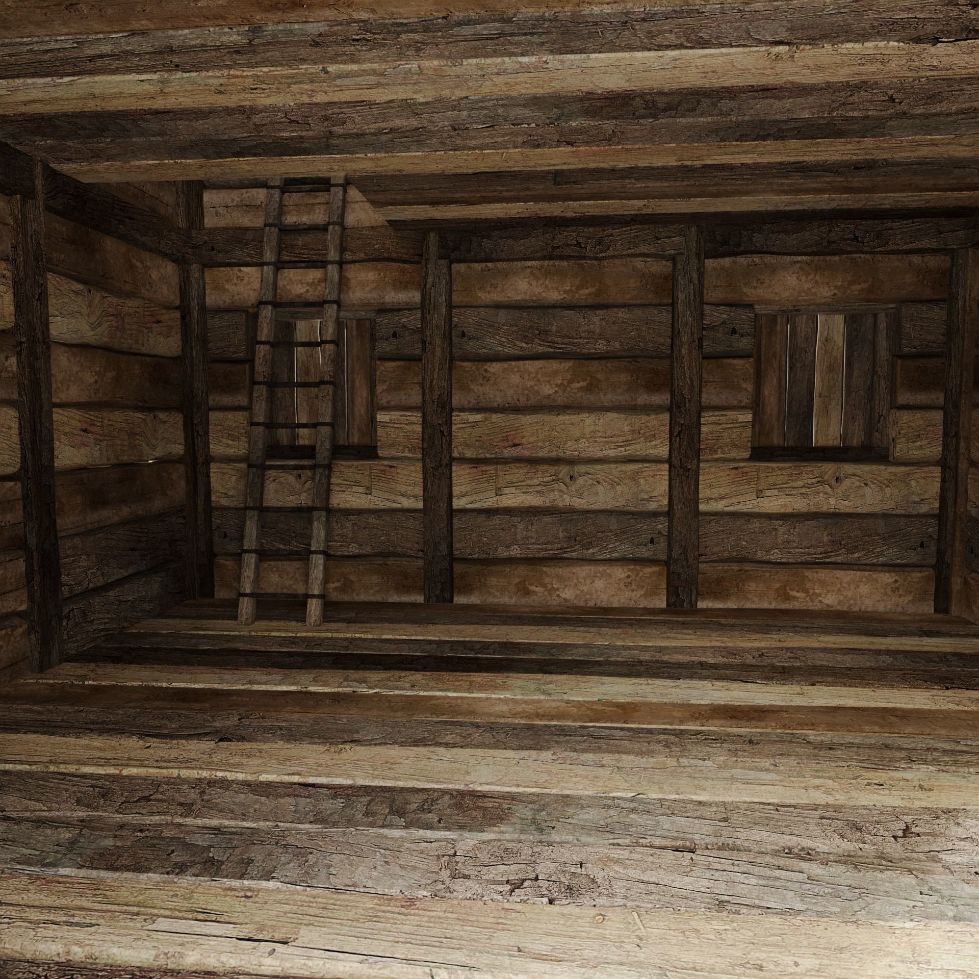 3D model FEUDAL JAPAN CHINESE TOWER DOJO WATCHTOWER SAMURAI NINJA PACK ...