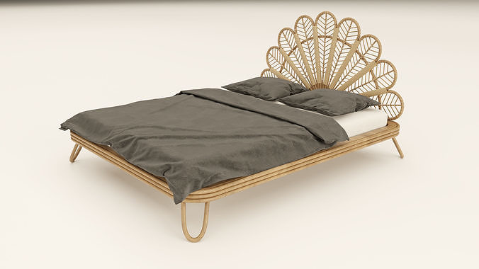 Rattan Bed Base 3d Model Cgtrader