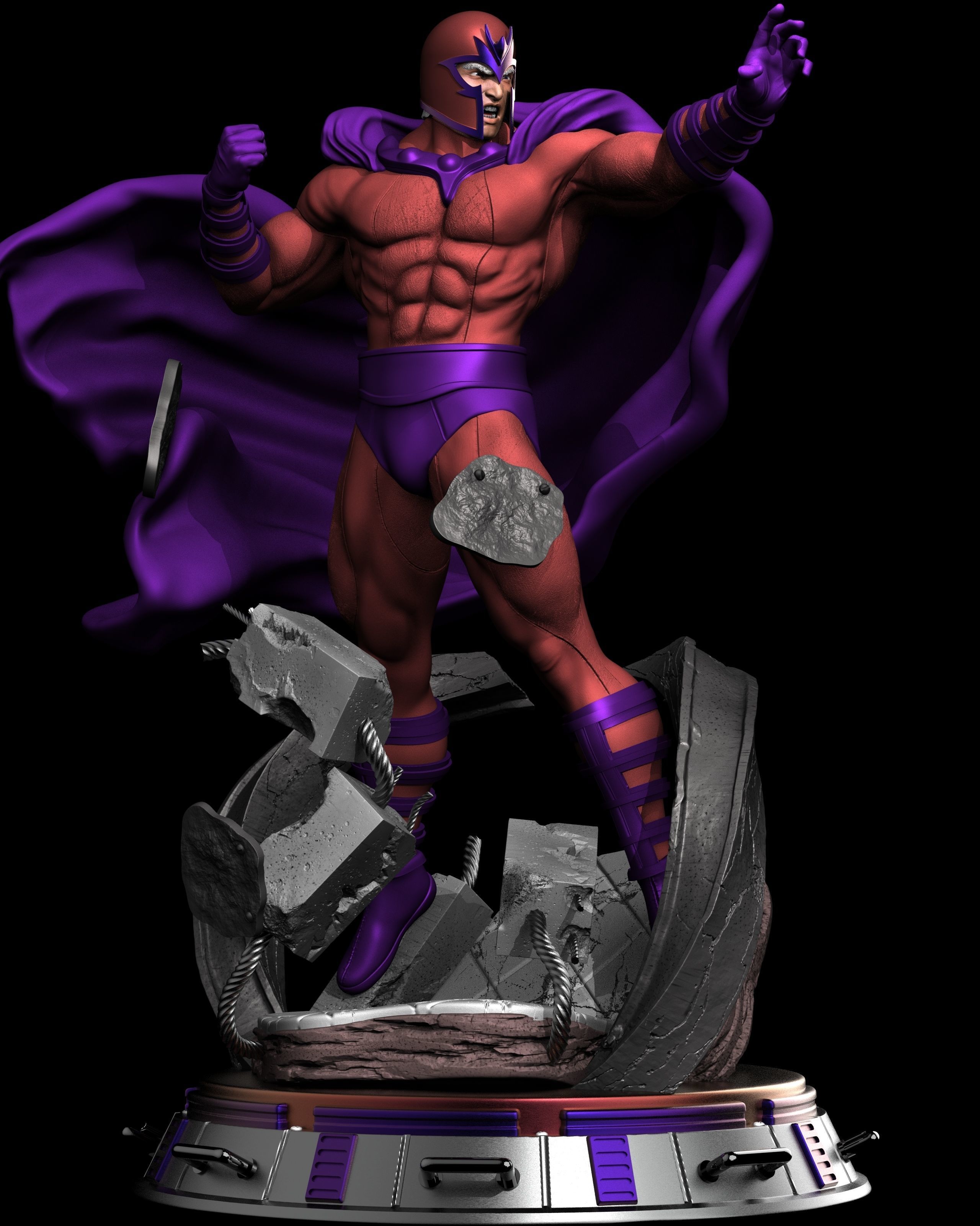 Magneto X-men 3D model 3D printable | CGTrader
