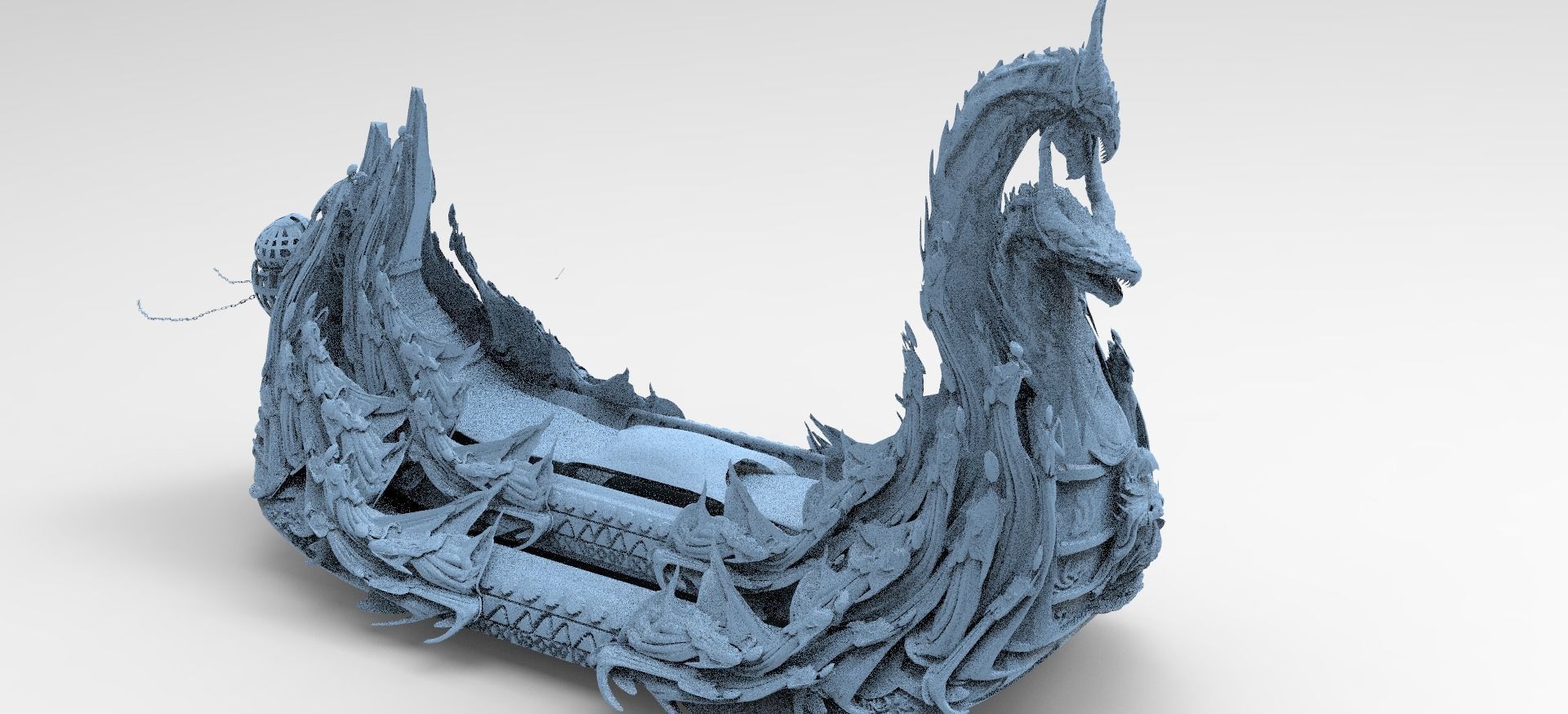 Kharon the Ferryman boat 3 3D model | CGTrader