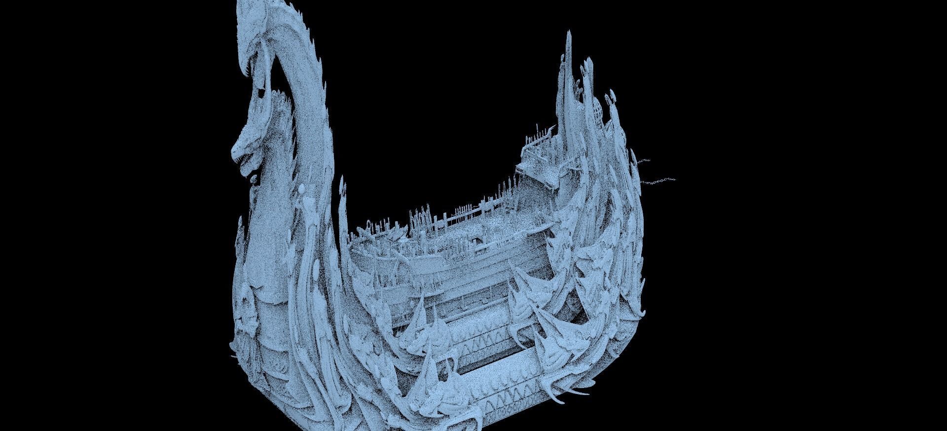 Kharon the Ferryman Ship 3 models 3D model | CGTrader