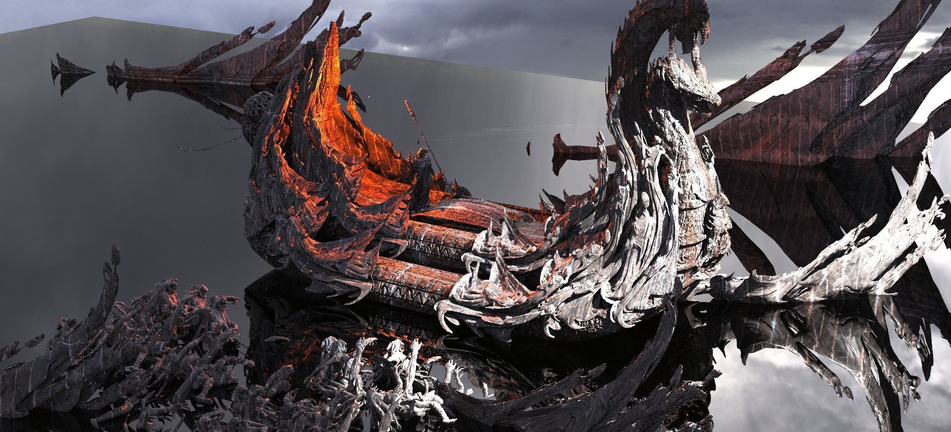 Kharon the Ferryman Underworld Kit bash 3D model | CGTrader