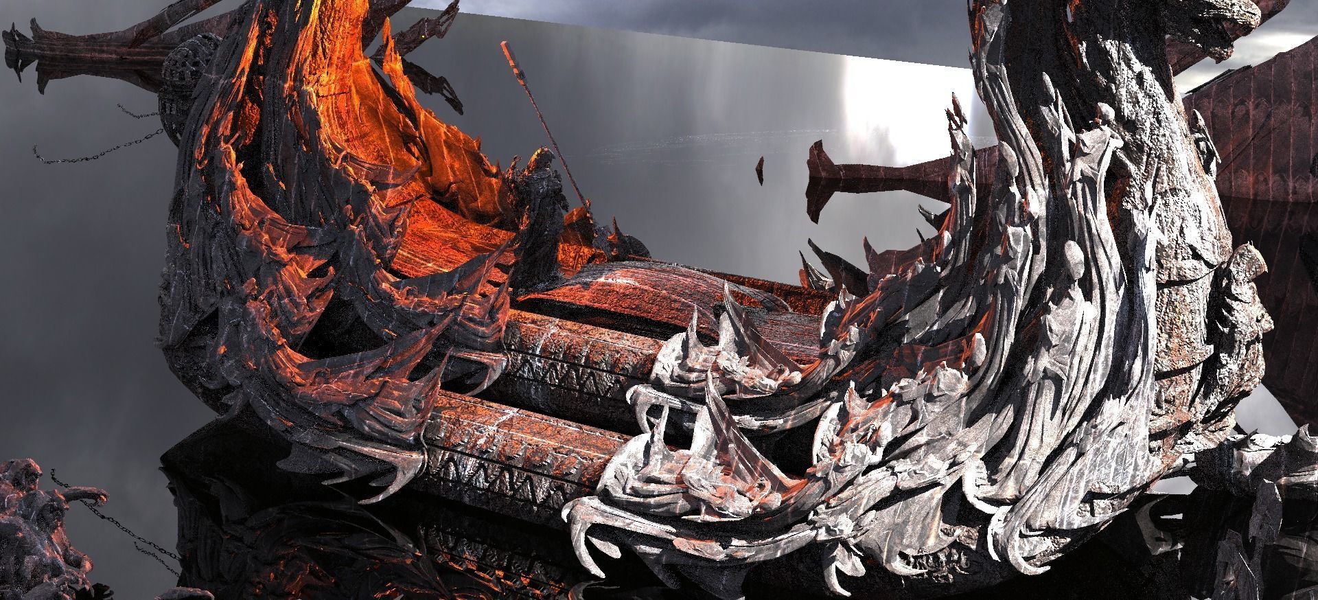 Kharon the Ferryman Underworld Kit bash 3D model | CGTrader