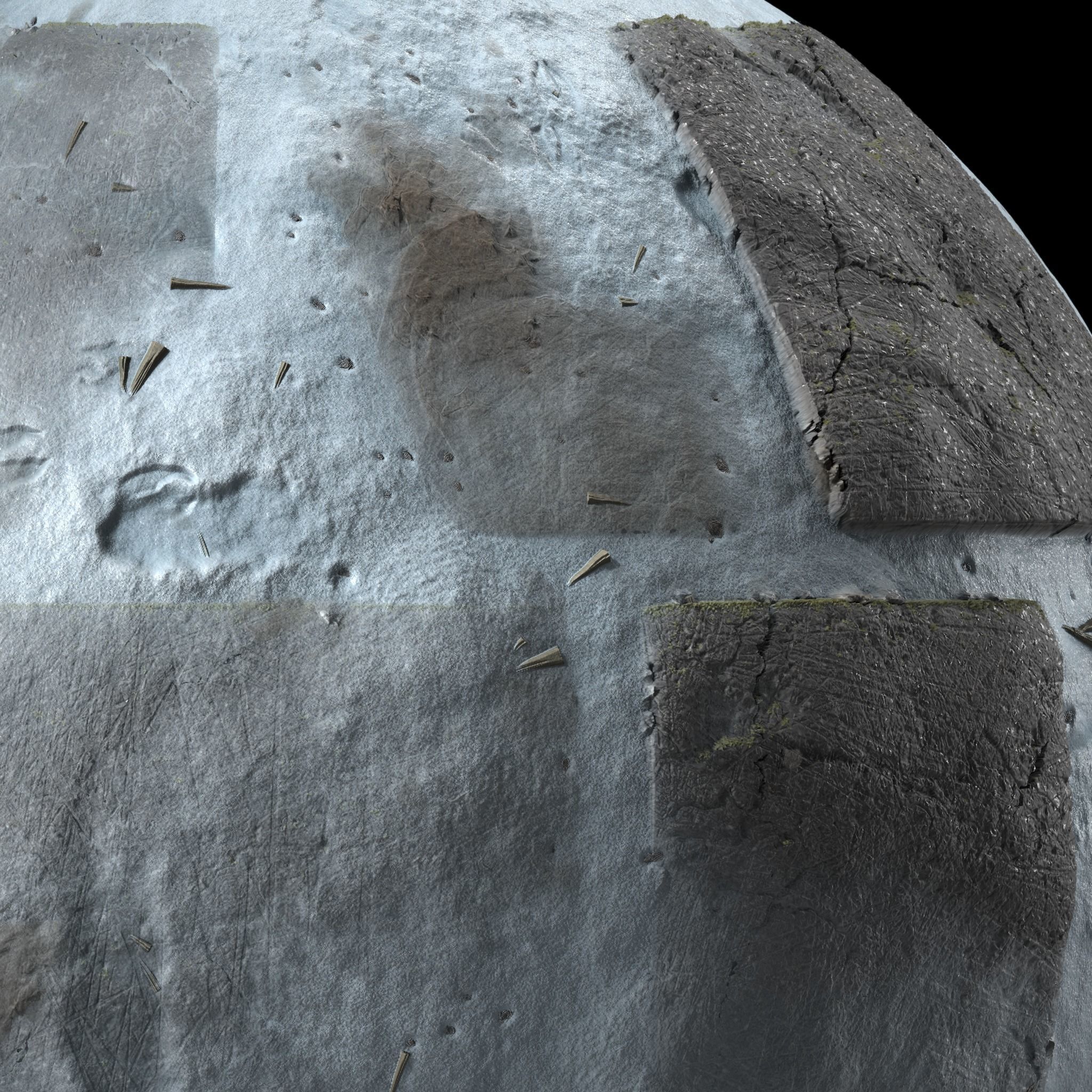 Texture Pavement Materials 27- Slat Stone Paving - Pbr 4k Seamless VR ...