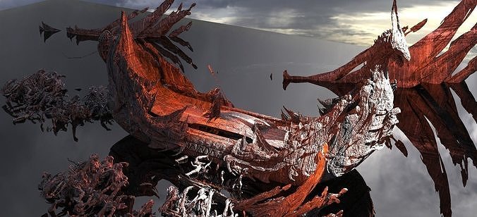 Kharon the Ferryman Water Kitbash 2 3D model | CGTrader