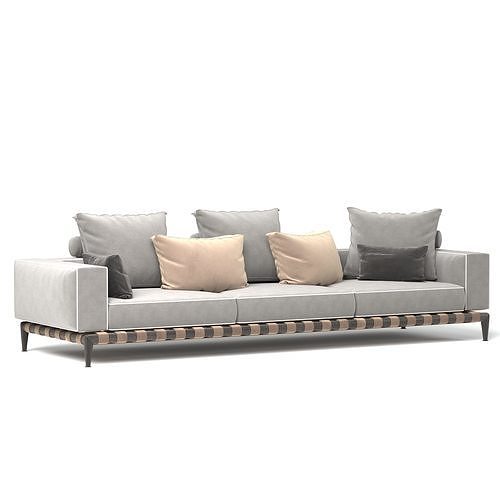 Flexform Gregory 3D model | CGTrader