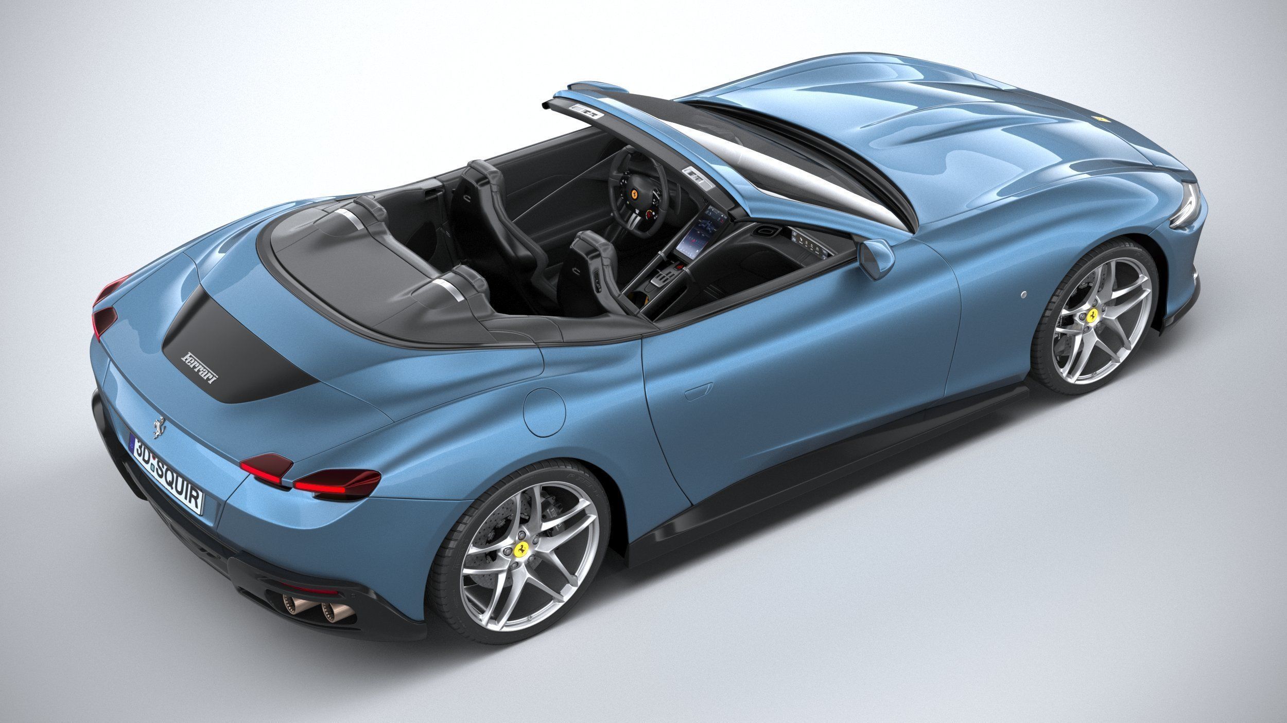 Ferrari Roma Spider 2024 3D model | CGTrader