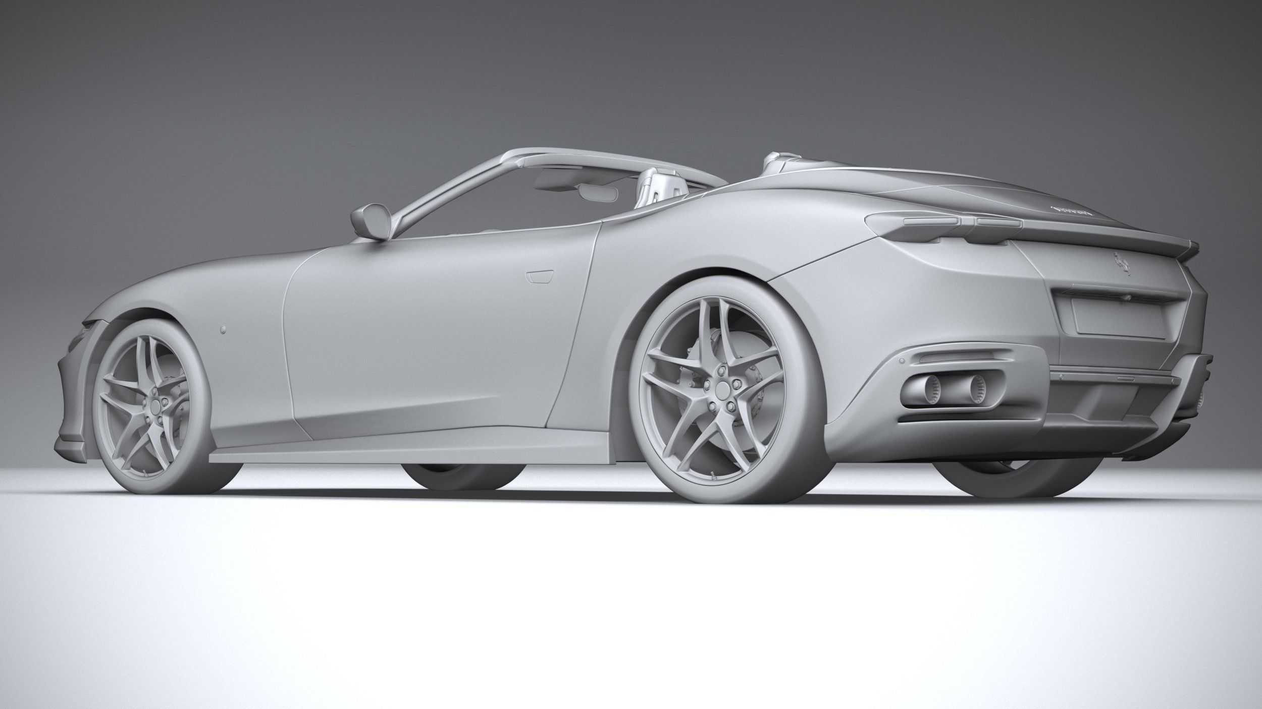 Ferrari Roma Spider 2024 3D model | CGTrader