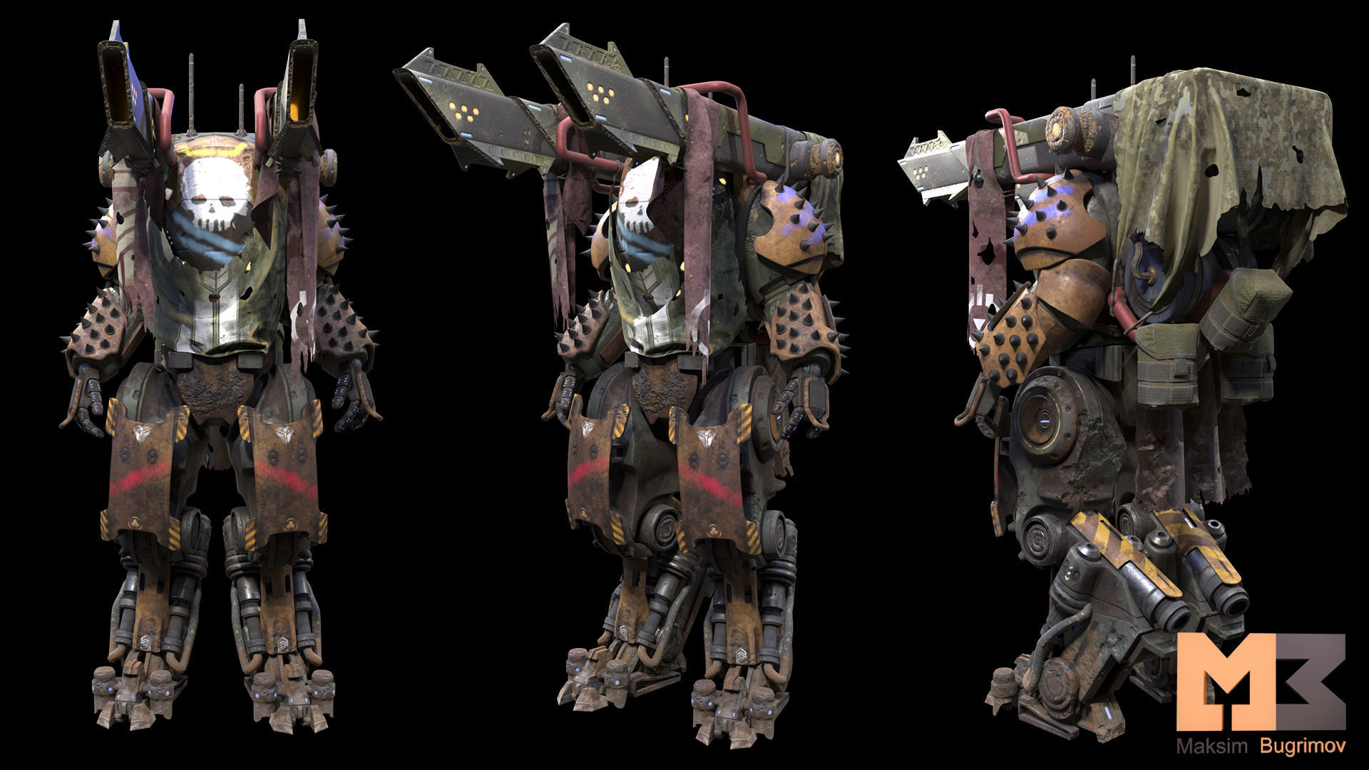 3D model SCI-FI Characters 02 TITAN VR / AR / low-poly | CGTrader