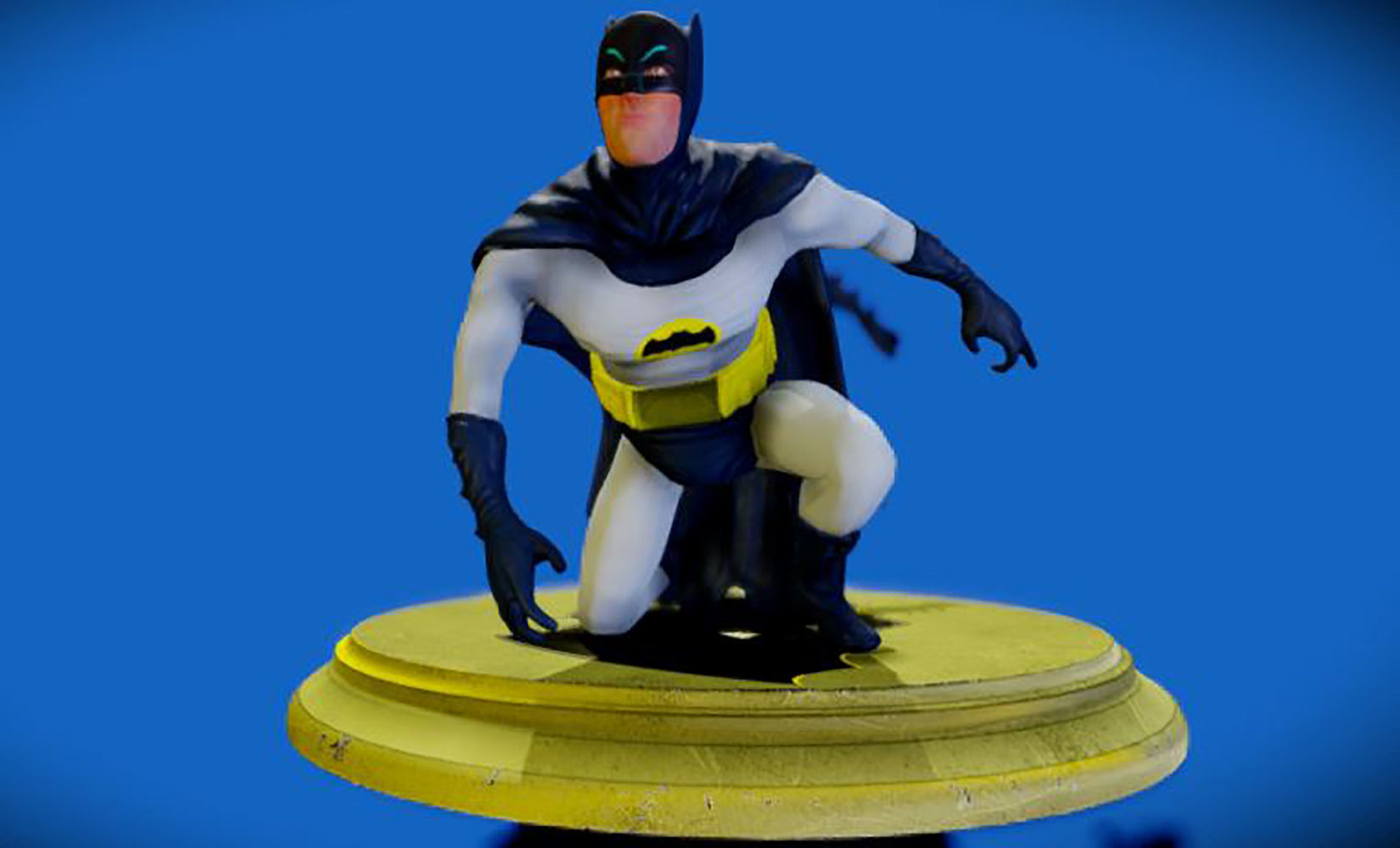 Adam West Batman 1966 3D Model Ready to Print STL 3D model 3D printable ...