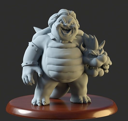 Jack Black BOWSER 3D model 3D printable | CGTrader