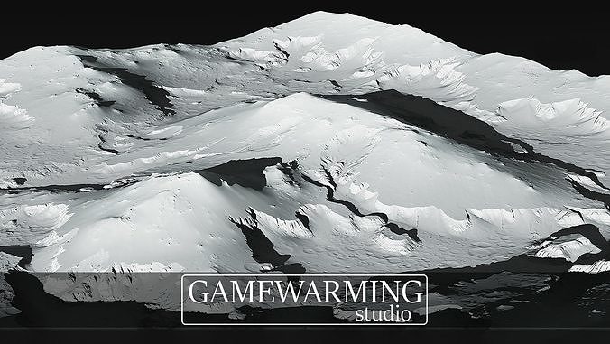 3D model Moon Landscape Pack - World Machine VR / AR / low-poly | CGTrader