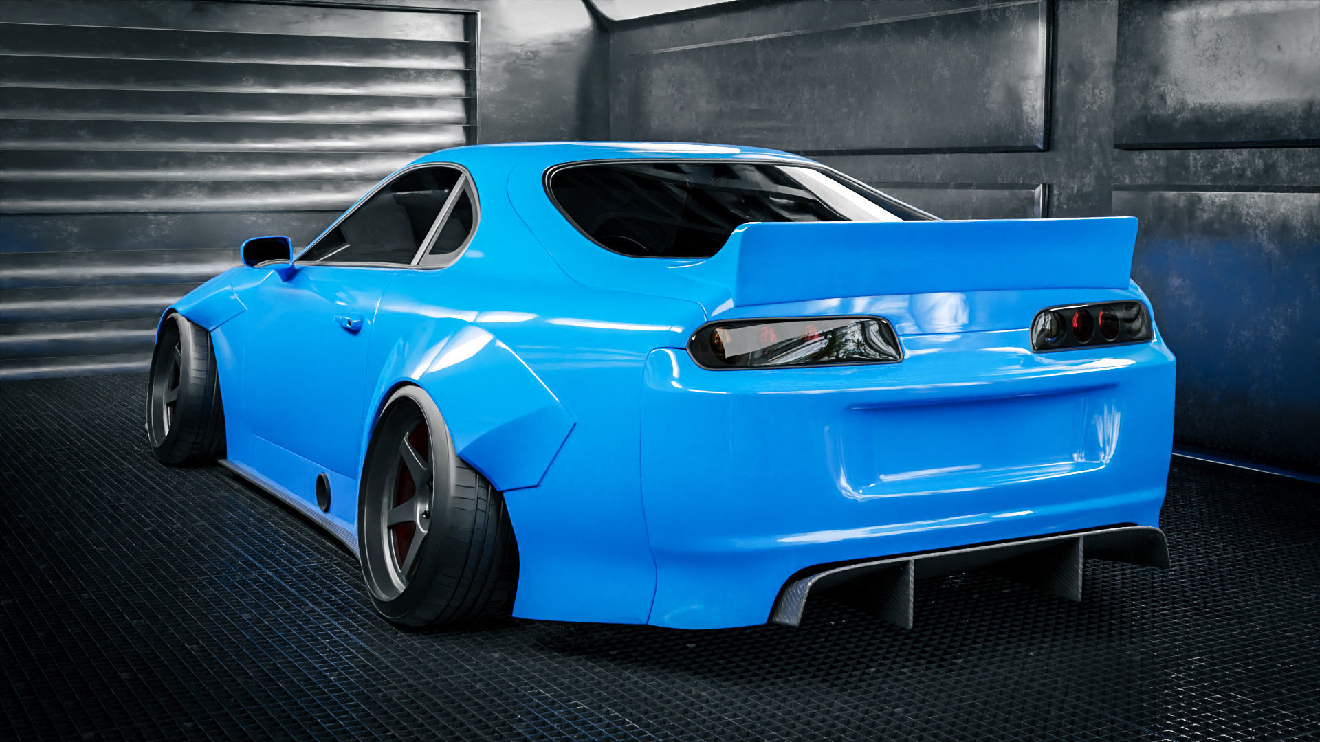 Toyota Supra MK4 Rocket Bunny 3D model | CGTrader