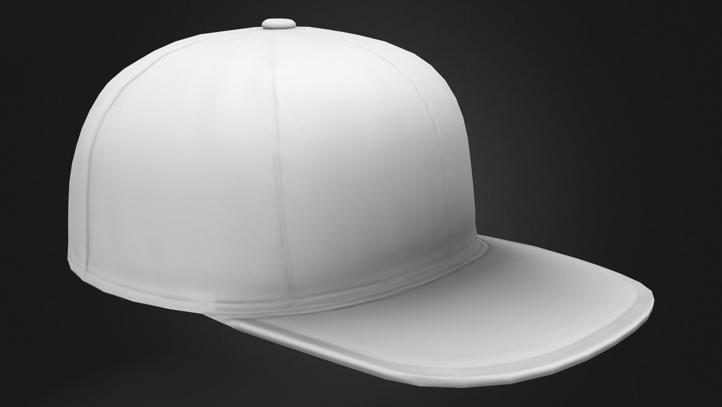 3D model White Sports Cap VR / AR / low-poly | CGTrader