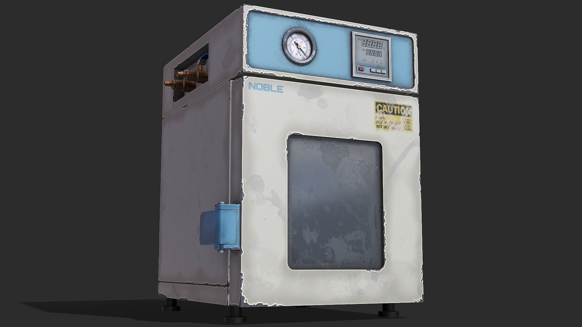 3D model Old Laboratory Sterilizer 01 - PBR Game Ready VR / AR / low-poly | CGTrader