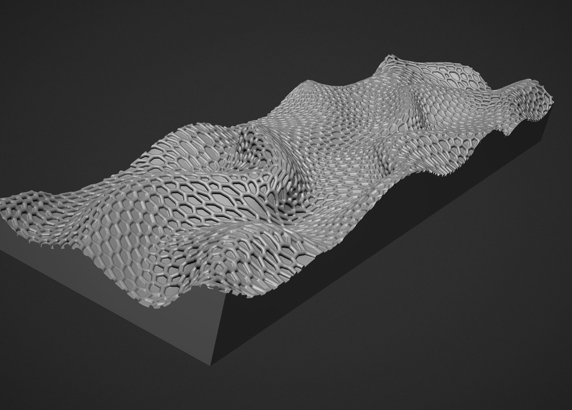 Parametric wall voronoi 3D model 3D printable | CGTrader