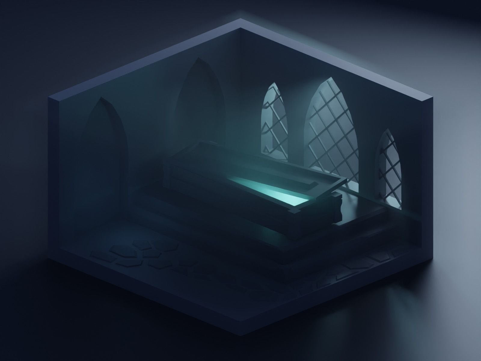 3D model Witcher crypt VR / AR / low-poly | CGTrader