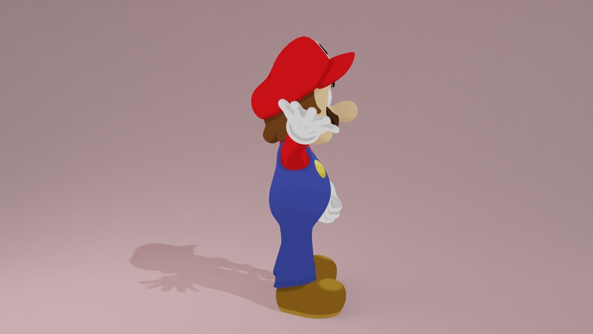 Mario cartoon Mario and Luigi 3D model rigged | CGTrader