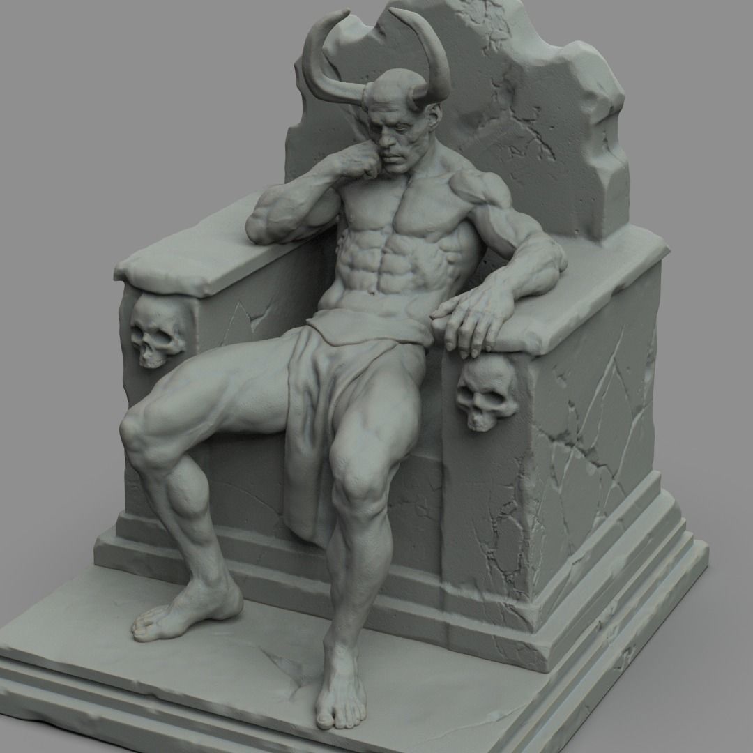 Devil 3D model 3D printable | CGTrader