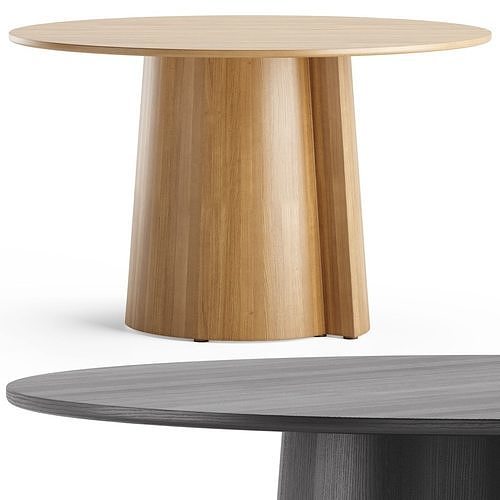 Pau Round Dining Table 3D model | CGTrader