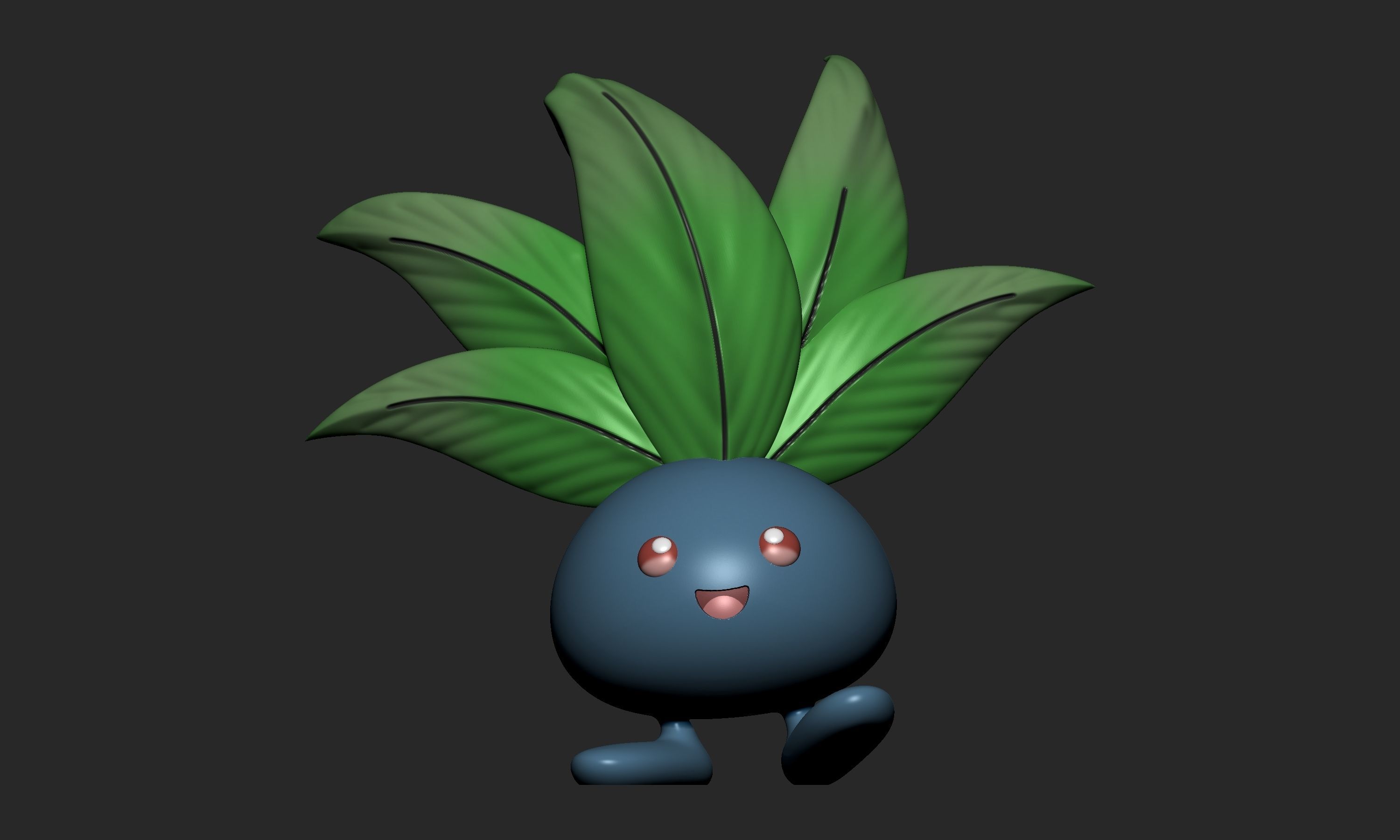 Pokemon - Oddish with 2 poses 3D model 3D printable | CGTrader