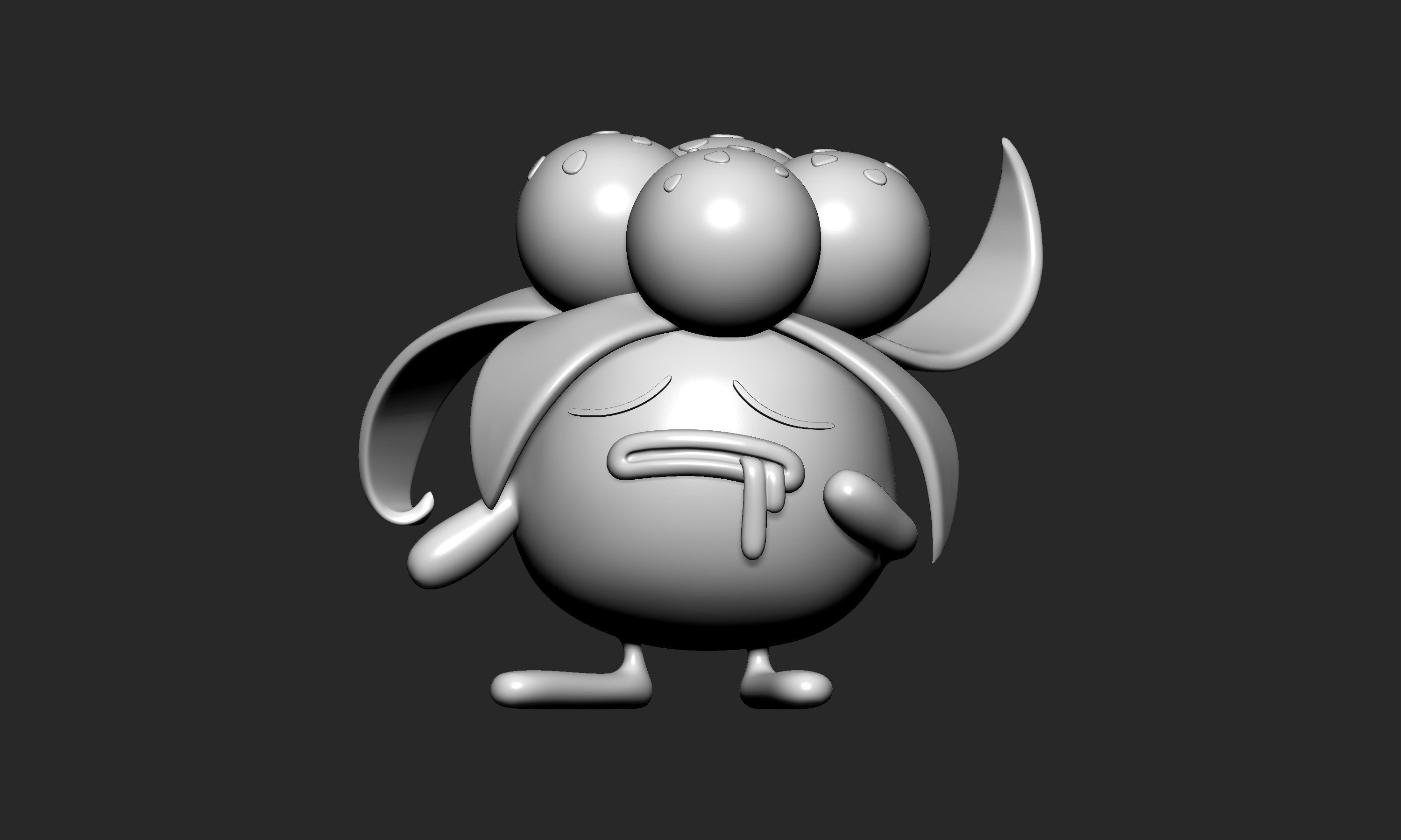 Pokemon - Gloom with 2 poses 3D model 3D printable | CGTrader