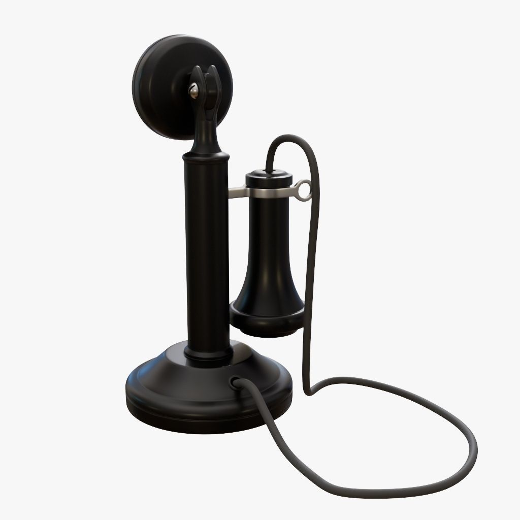 Old Antique Telephone 3D model | CGTrader