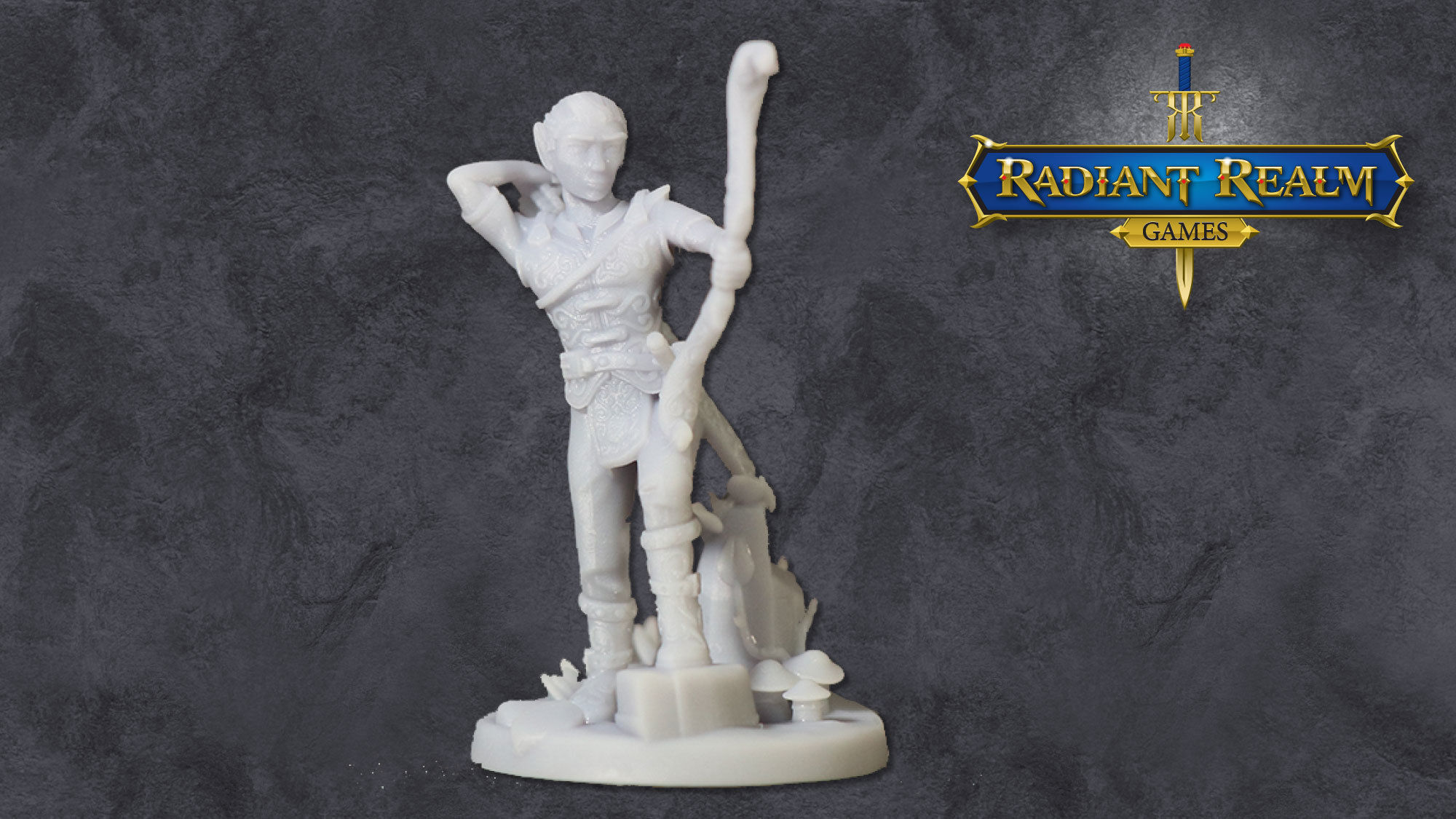 Male elf ranger - level 1 archer - anime-inspired 3D model 3D printable ...