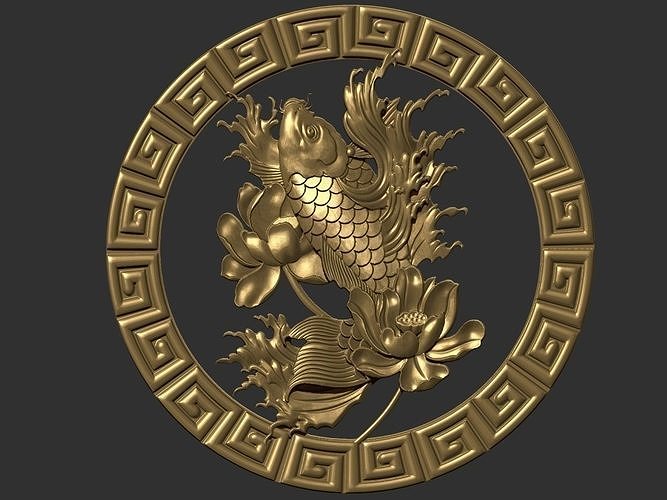 jumping fish 3D model 3D printable | CGTrader