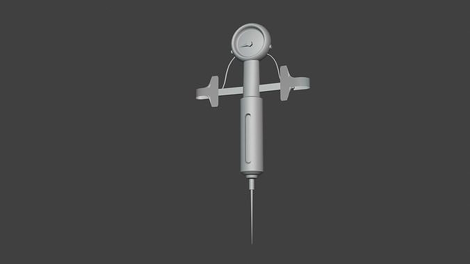 STIMPAK fallout MEDIUM POLY NO TEXTURES 3D model | CGTrader