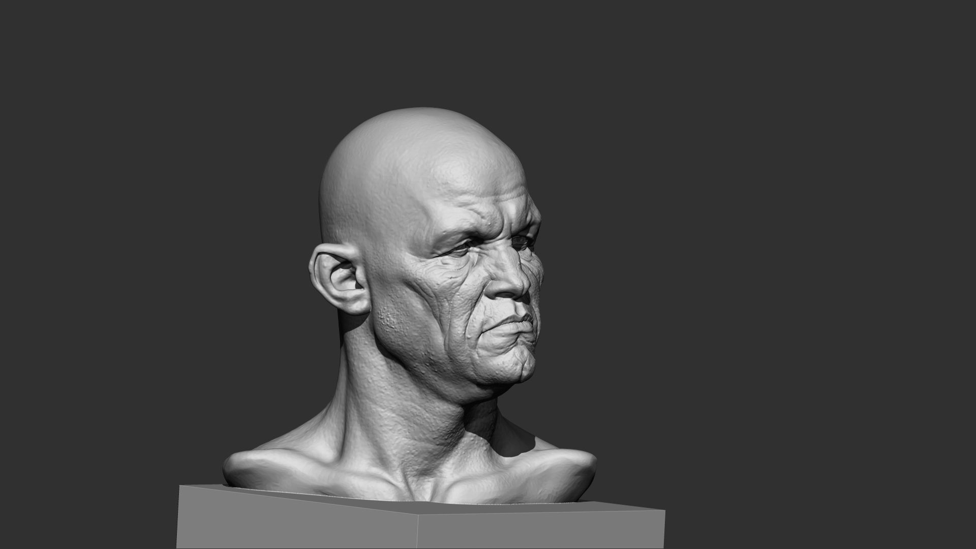 Man face 3dprint 3D model | CGTrader