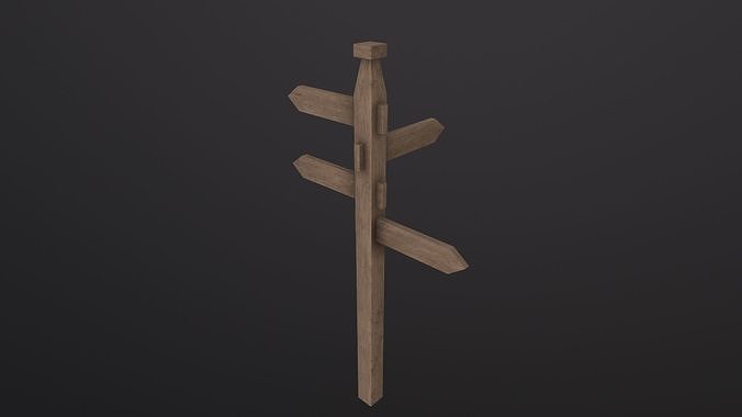 3D model Signpost 3D Model VR / AR / low-poly | CGTrader