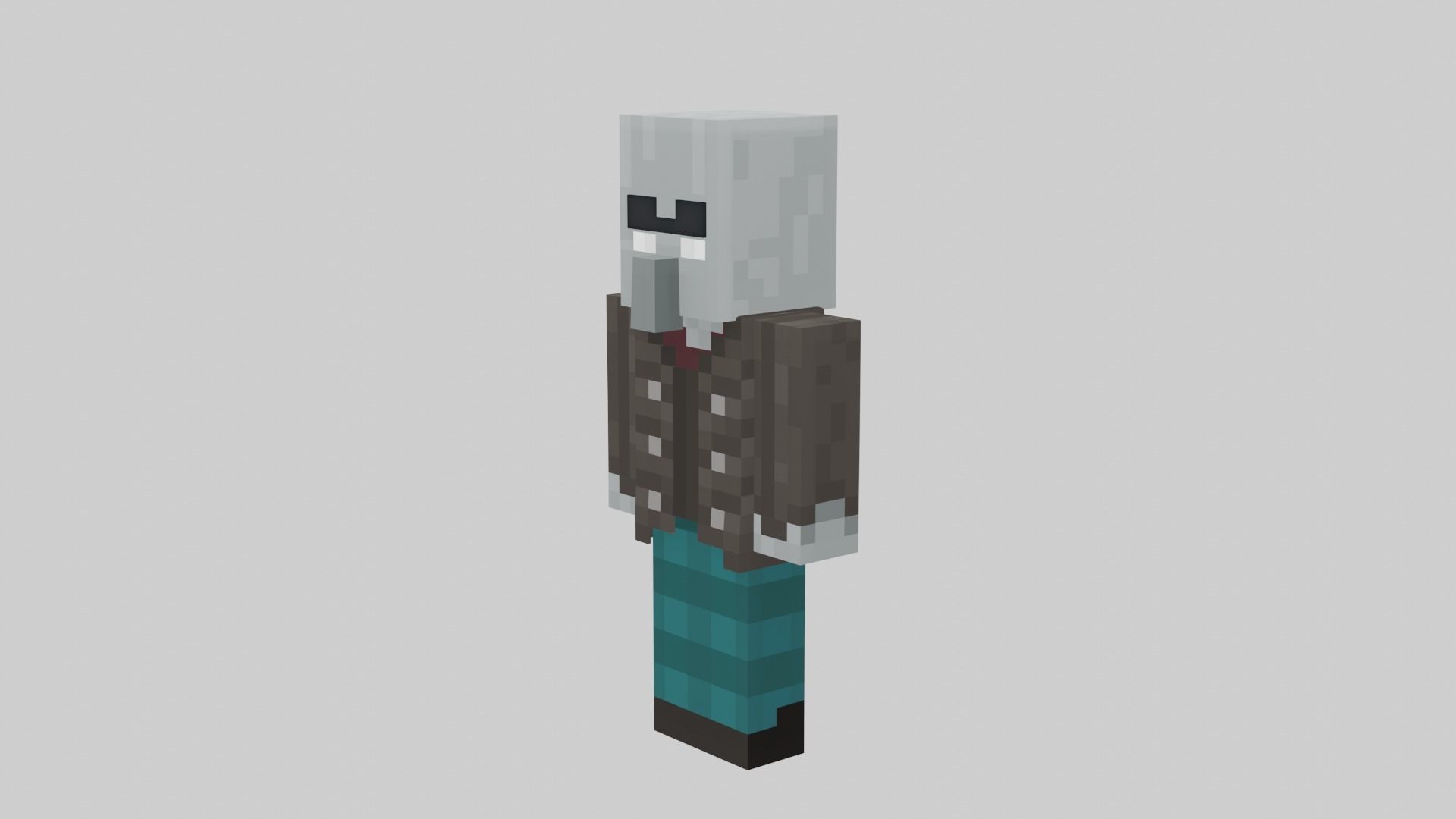 3D model Minecraft Vindicator Rigged VR / AR / low-poly | CGTrader