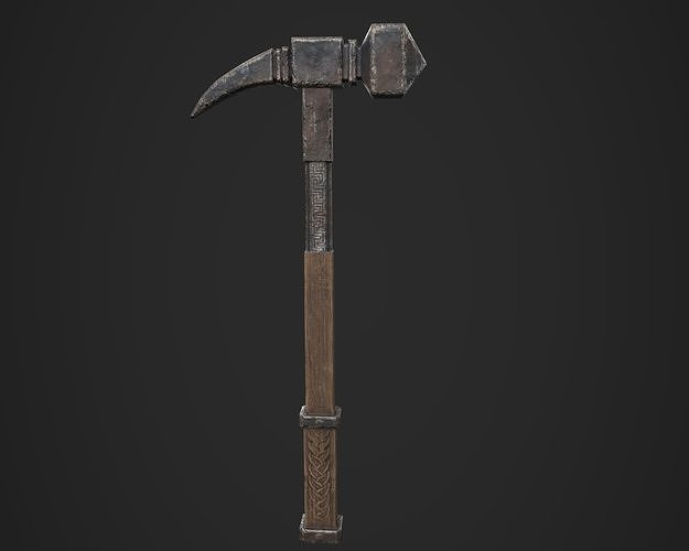 3D model Medieval Hammer VR / AR / low-poly | CGTrader