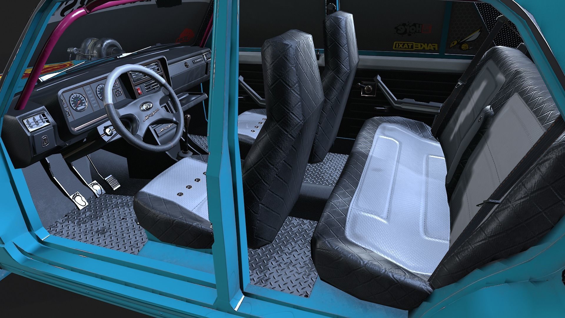 3D model Vaz 2107 Custom VR / AR / low-poly | CGTrader