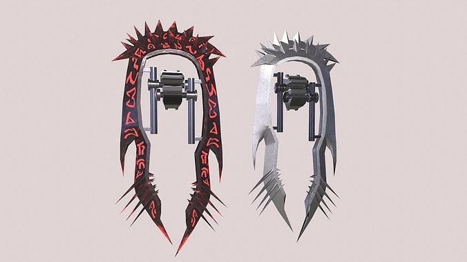 3D model Double blades pack VR / AR / low-poly | CGTrader