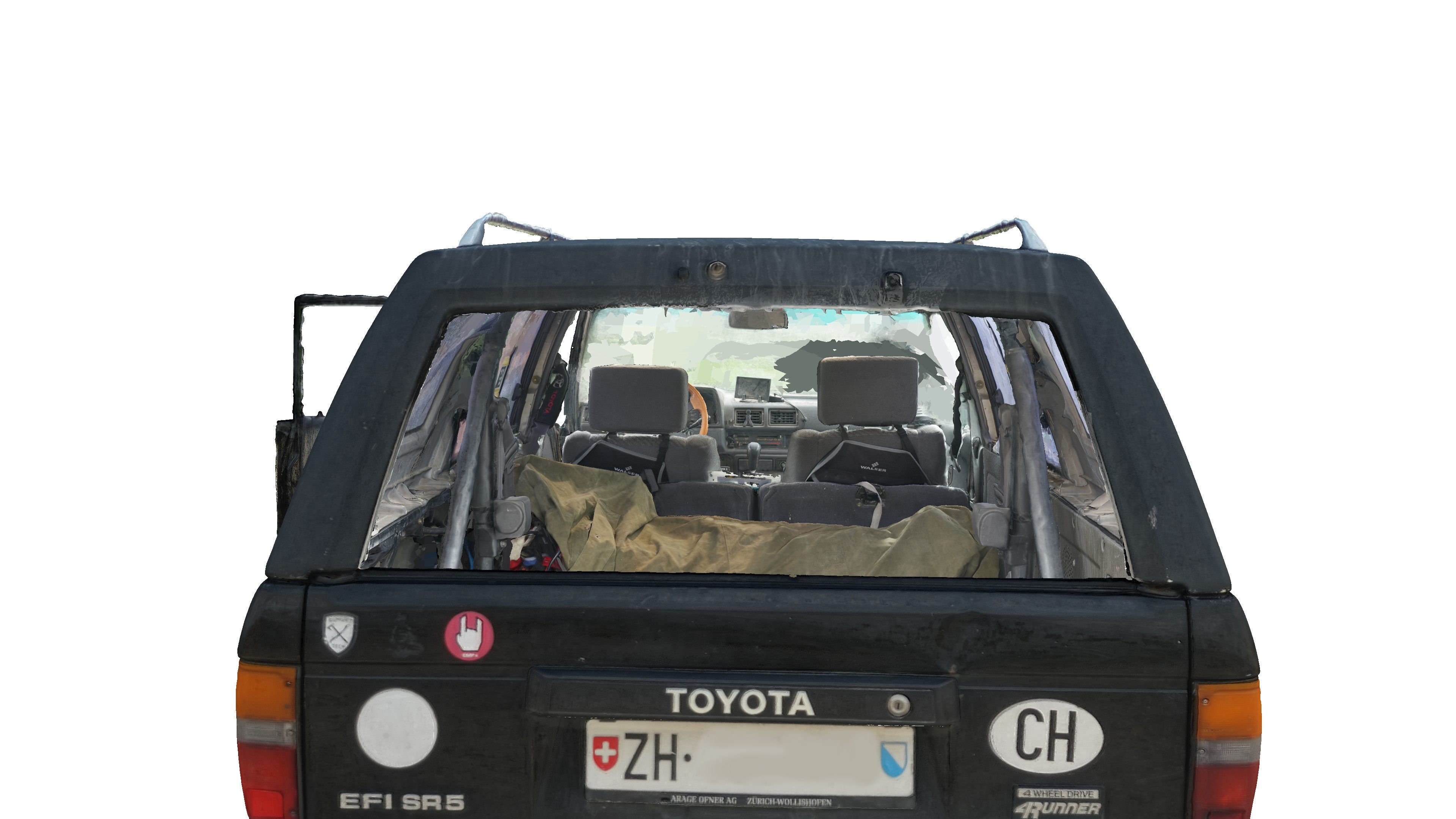 3D model Toyota 4Runner Hilux Surf 1st gen 1988 Photogrammetry VR / AR ...