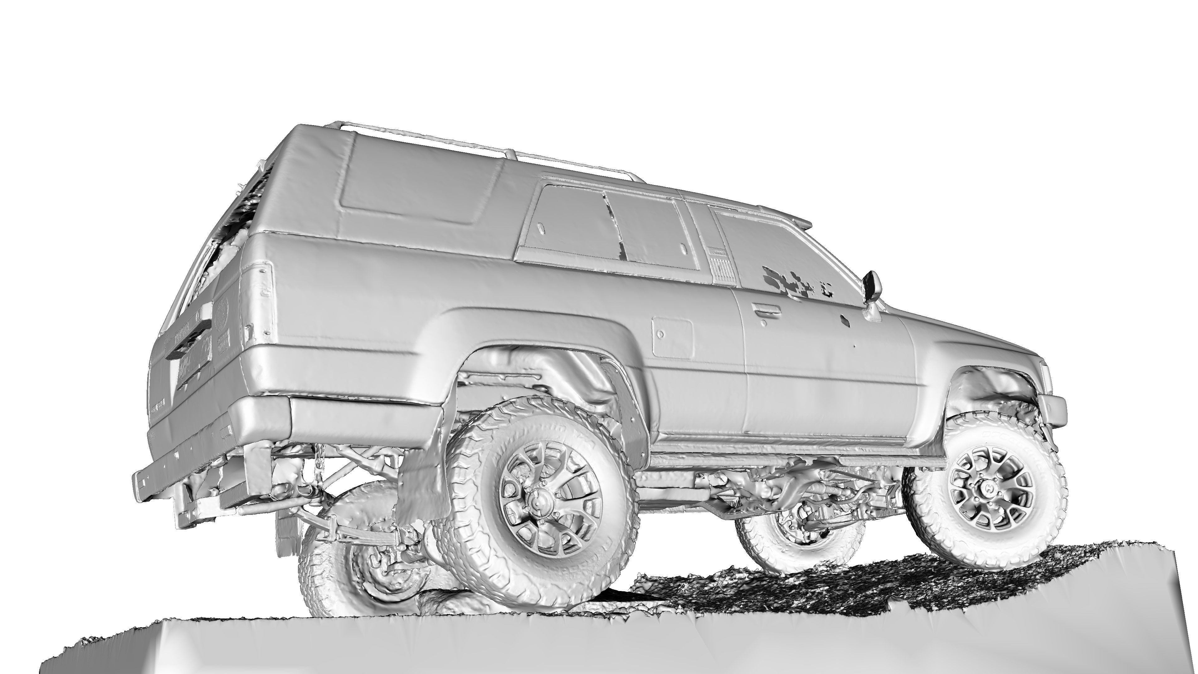 3D model Toyota 4Runner Hilux Surf 1st gen 1988 Photogrammetry VR / AR ...