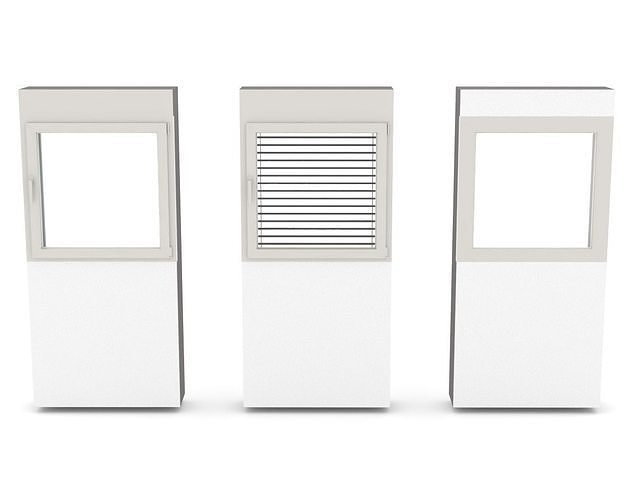 Window - Full wall section 3D model | CGTrader