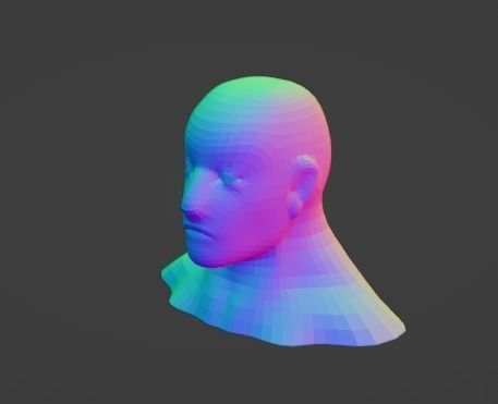 Simple Head Retopo 3D model | CGTrader