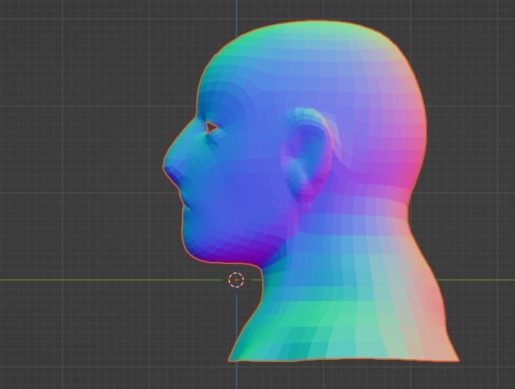 Simple Head Retopo 3D model | CGTrader