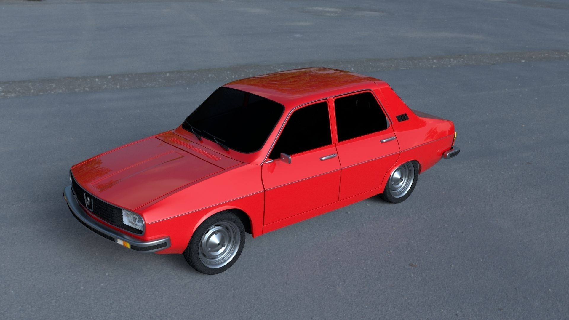 Renault 12 - Dacia 1300 HDRI 3D model | CGTrader