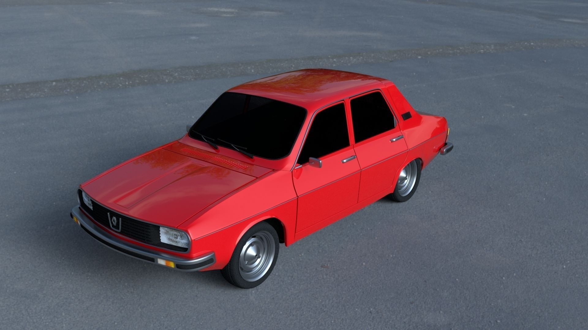Renault 12 - Dacia 1300 HDRI 3D model | CGTrader