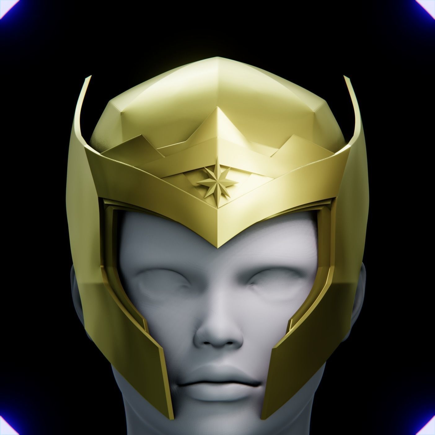 WONDER WOMAN SOLDIER HELMET V3 3D model 3D printable | CGTrader