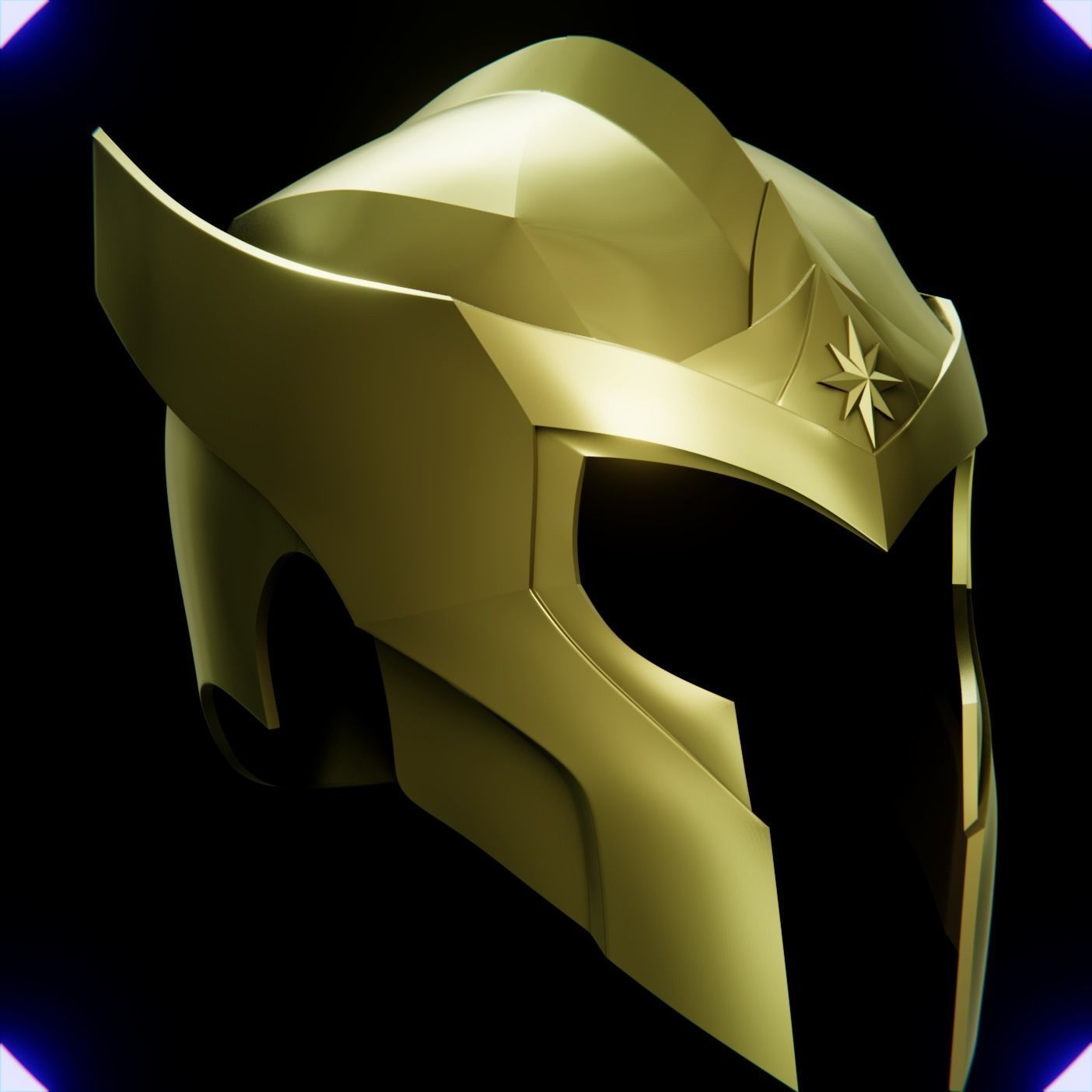 WONDER WOMAN SOLDIER HELMET V2 3D model 3D printable | CGTrader