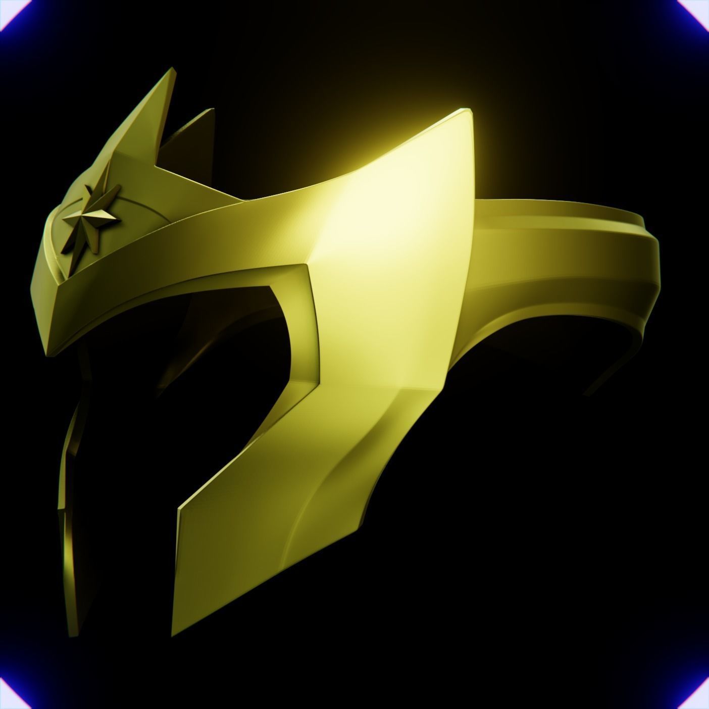 WONDER WOMAN SOLDIER HELMET V4 3D model 3D printable | CGTrader