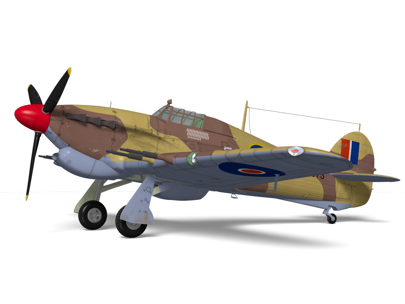 Hawker Hurricane MK2c 3D model | CGTrader