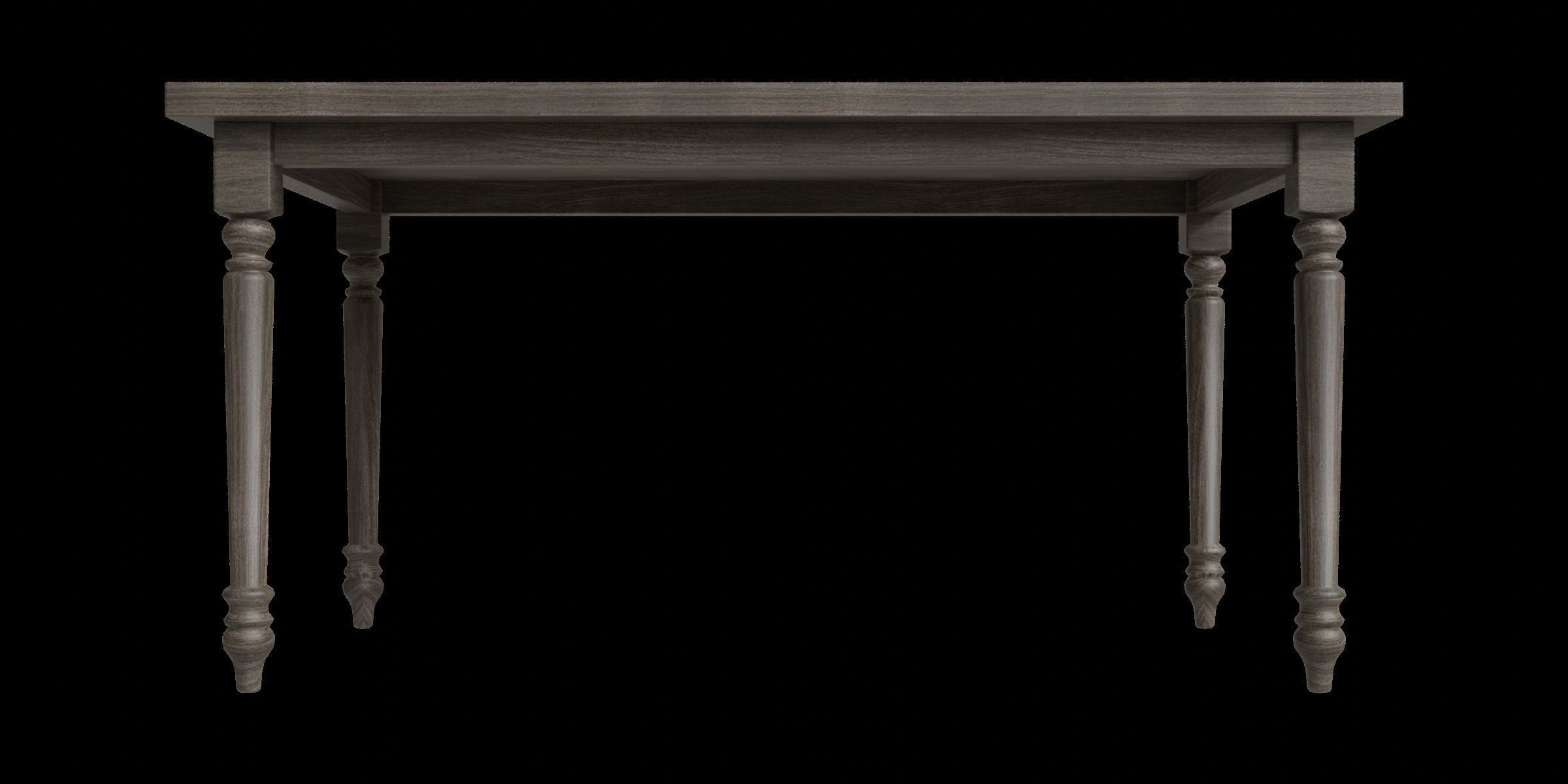 3D model Rustic Style Wooden Dining Table VR / AR / low-poly | CGTrader